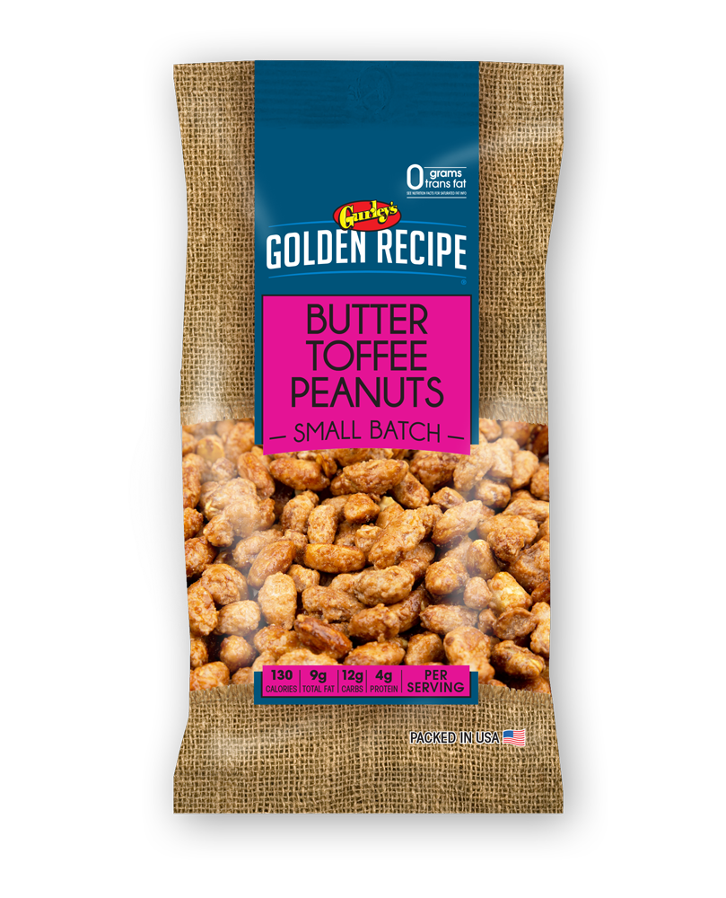 Gurley's Golden Recipe Butter Toffee Peanuts, Sweet & Salty, 5.5 oz ...