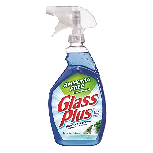 Glass Plus Glass Cleaner, 32 fl oz Bottle, Multi-Surface Glass Cleaner ...