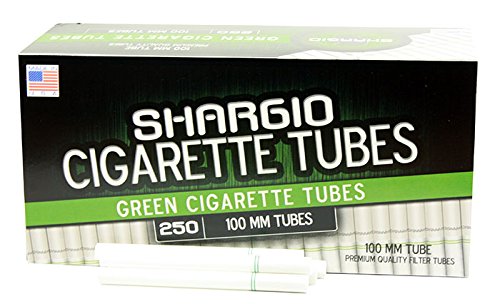 Shargio Green 100mm Menthol Cigarette Tubes 250 Count Per Box – Shop ...